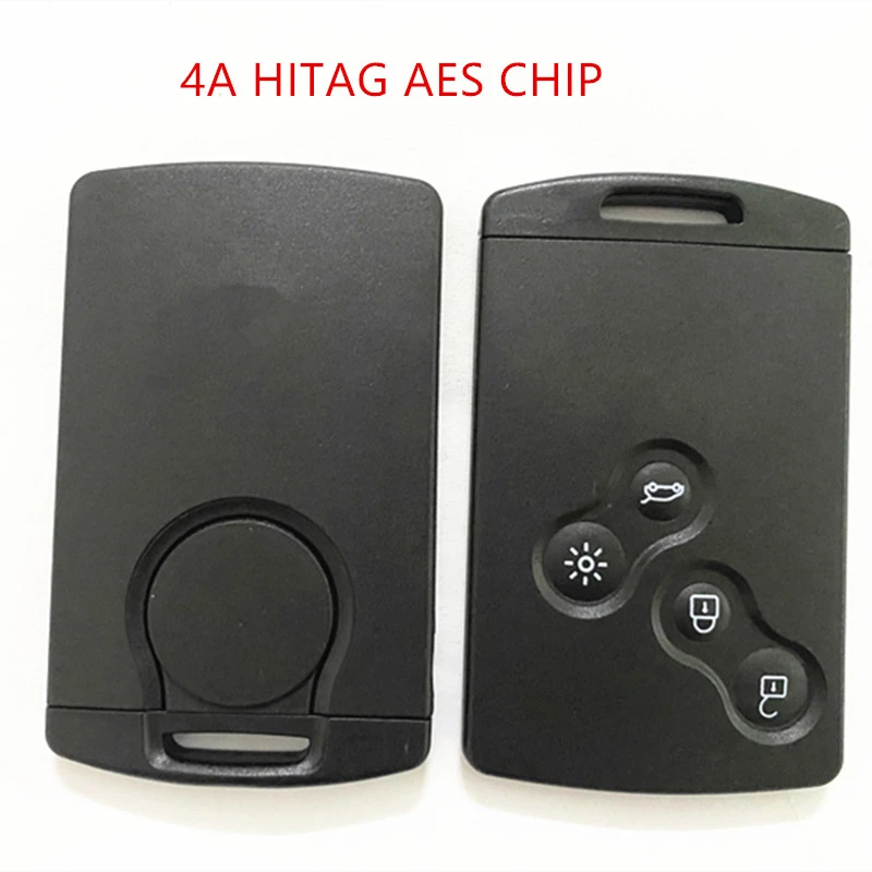 Keyless Go Handsfree Smart Card Remote Car Key With 4 Buttons 433mhz ...
