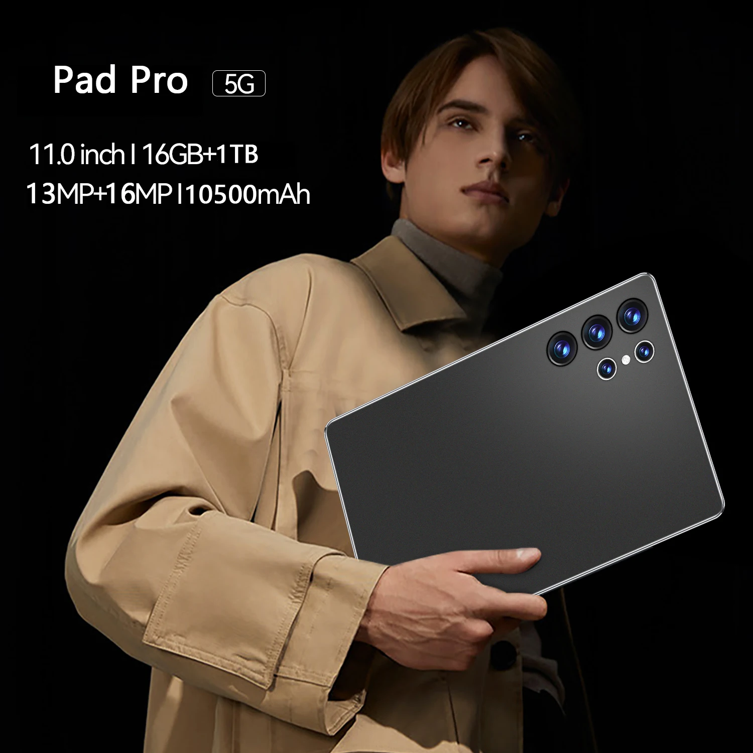 2024 New Arrival 10.5 Inch 10 Core Tablets Android 12 Google Play Dual ...