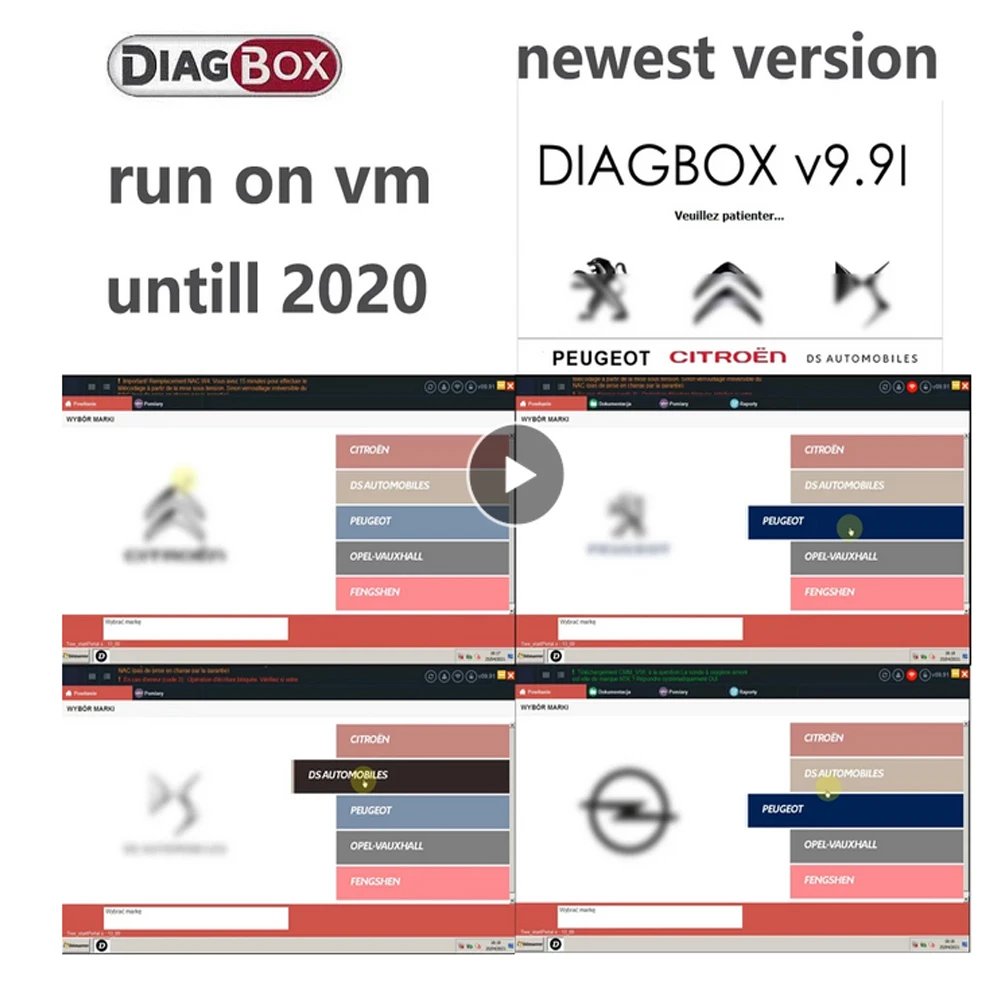 Diagnostic Diagbox V9.91 Tool Full Auto Repair Update For Lexia3 91 PP2000 Lexia 3 Diagbox ...