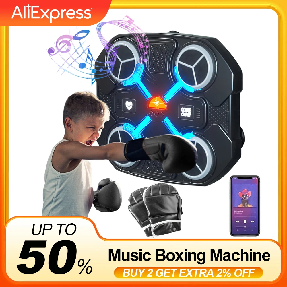 Indoor-Music-Boxing-Machine-Boxing-Workout-Machine-With-Cool-LED-Light ...