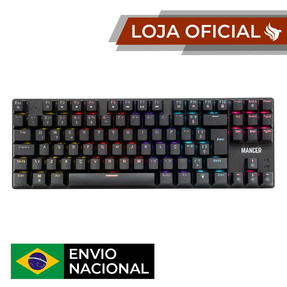 Mancer-Shade-MK2-Mechanical-Gamer-Keyboard-Rainbow-Huano-Blue-Switch ...