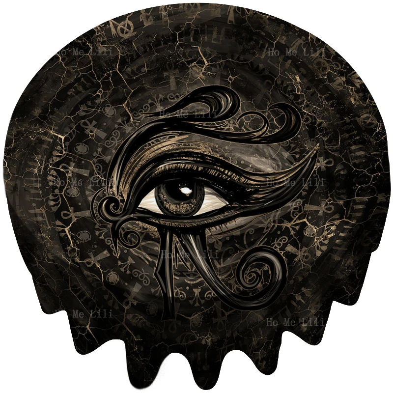 Egyptian Eye Of Horus Vintage Mystic Spiritual Protection Gold ...