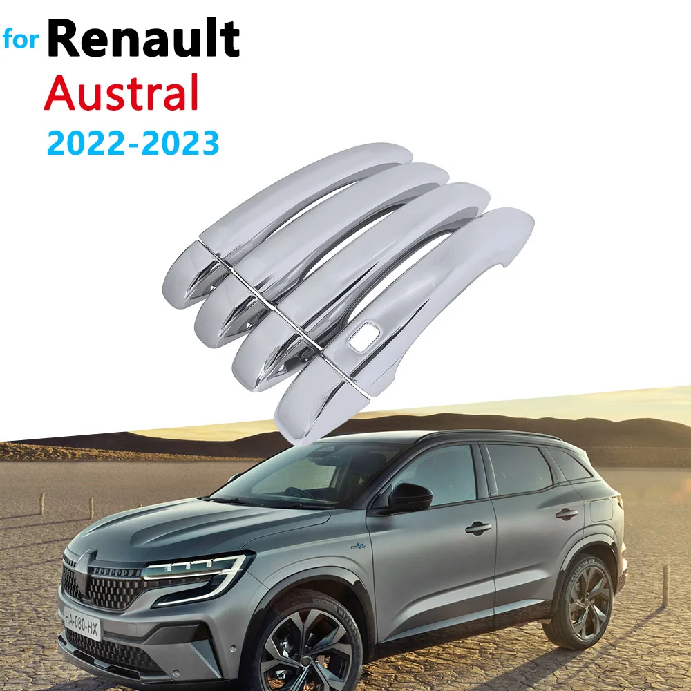 for-Renault-Austral-2022-2023-Chrome-Sturdy-Door-Handle-Cover-Car ...
