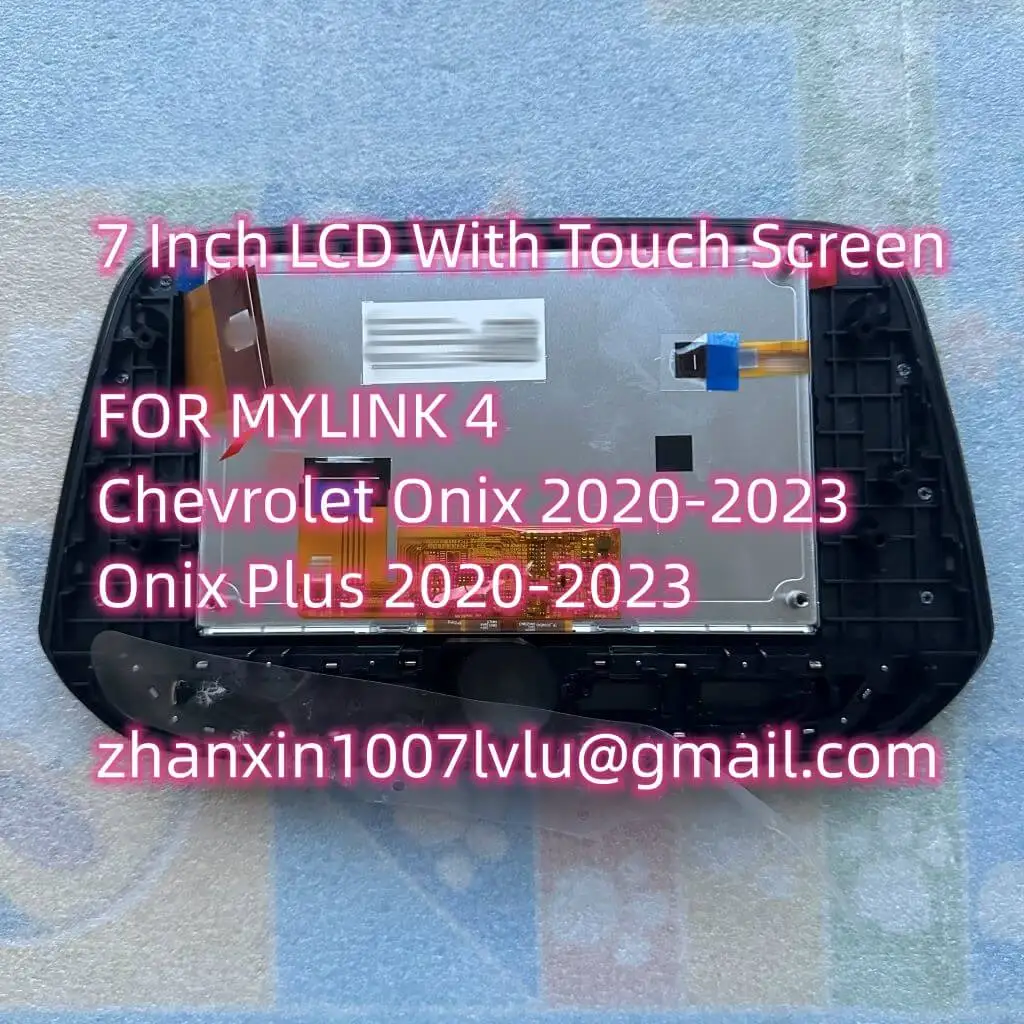Leitor-multim-dia-carro-com-tela-de-toque-display-LCD-Chevrolet-Onix ...