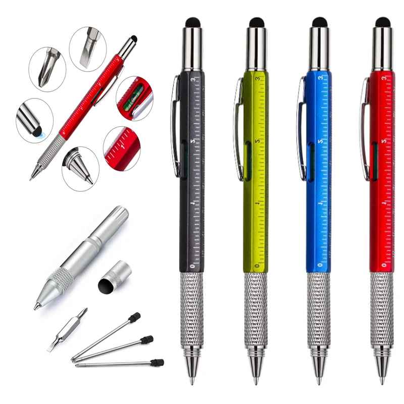 Gauged Pen|multifunctional 7-in-1 Pen Tool With Ruler, Screwdriver ...
