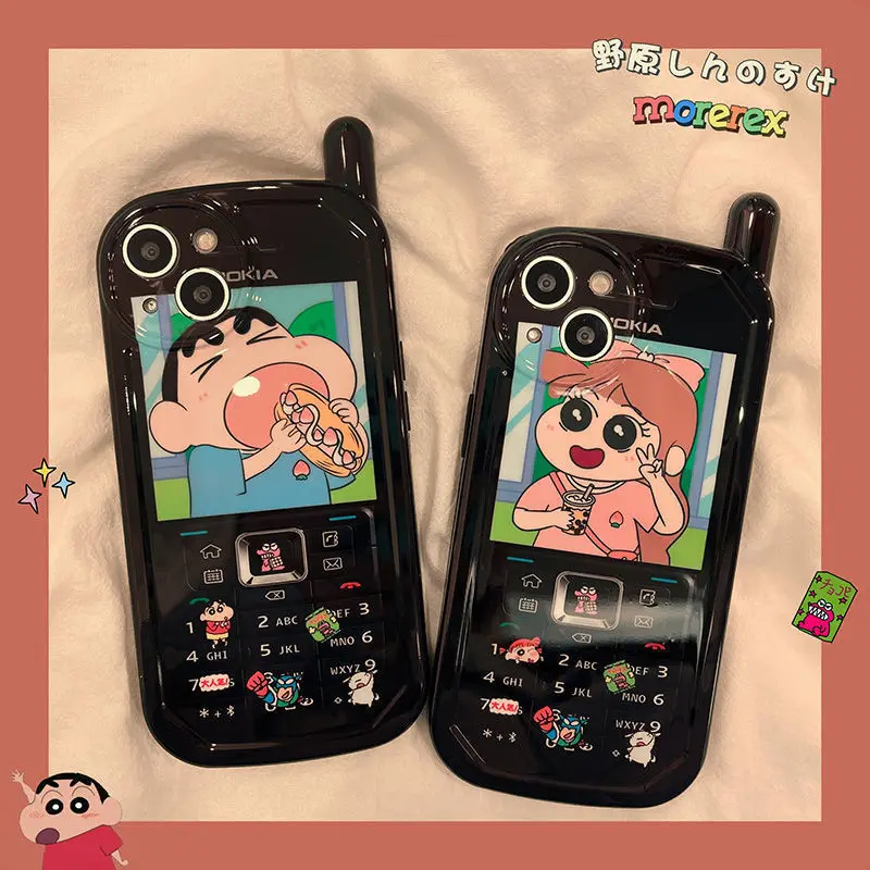 Miniso-Crayon-Shin-chan-Couple-s-Cell-Phone-Case-for-IPhone-14-13-12-11 ...