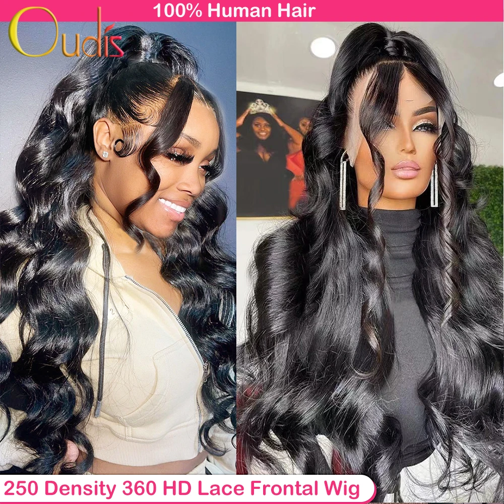 250 Density 360 Full Hd Lace Front Human Hair Wig 30 Inch 13X6 Frontal ...