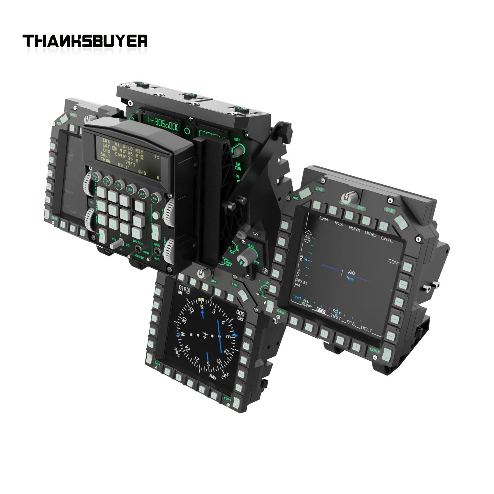 Simplayer-WINWING-Legend-MIP-Kit-Flight-Simulator-Control-Panel-F-16 ...