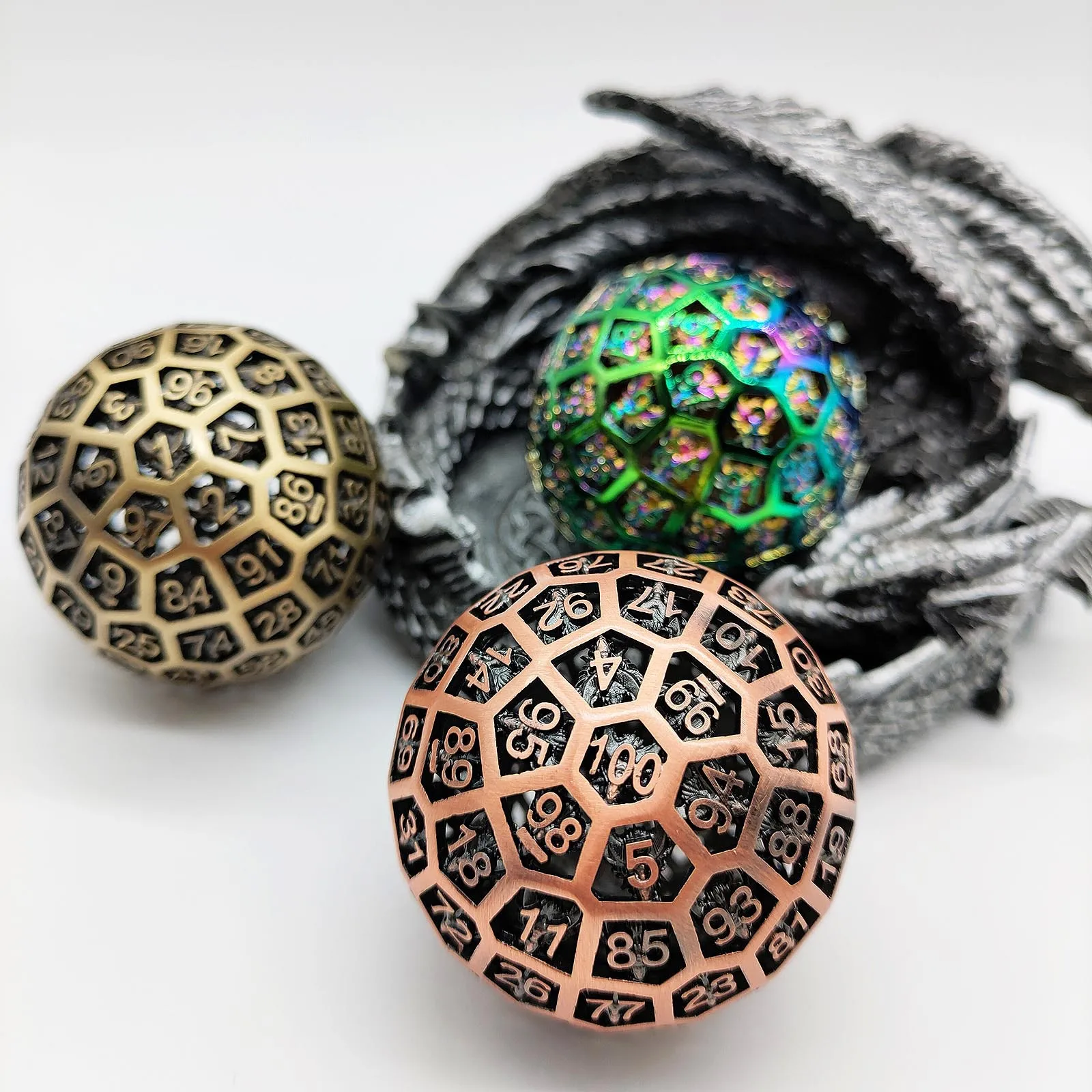 D60-and-D100-Metal-dice-coc-Cthulhu-running-team-dragon-and-dungeon-dnd ...