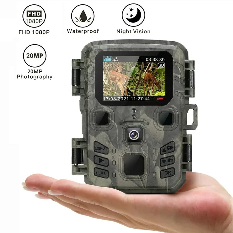 24MP-4K-Mini-Trail-Camera-Outdoor-HD-1080P-Infrared-Night-Vision-Motion ...