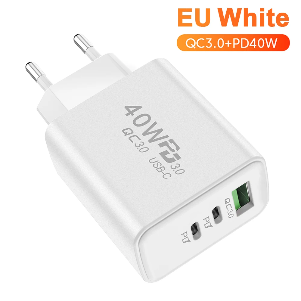 40W-PD-USB-C-Charger-3Ports-Fast-Charging-Quick-Charger-EU-US-UK-Plug ...