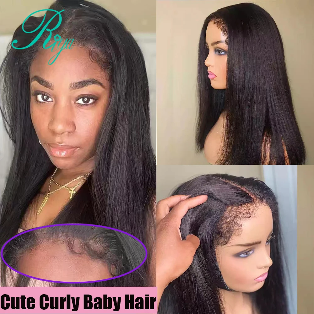 Straight 13X6Lace Front Human Hair Wigs For Black Women Bleach Knots straight-13x6lace-front-human-hair-wigs-for-black-women-bleach-knots