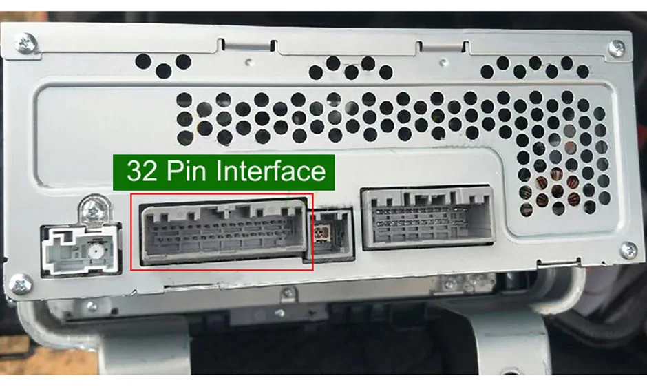 32 Pin Rear View Camera Interface Adapter Cable For Honda Civic CRV CR ...