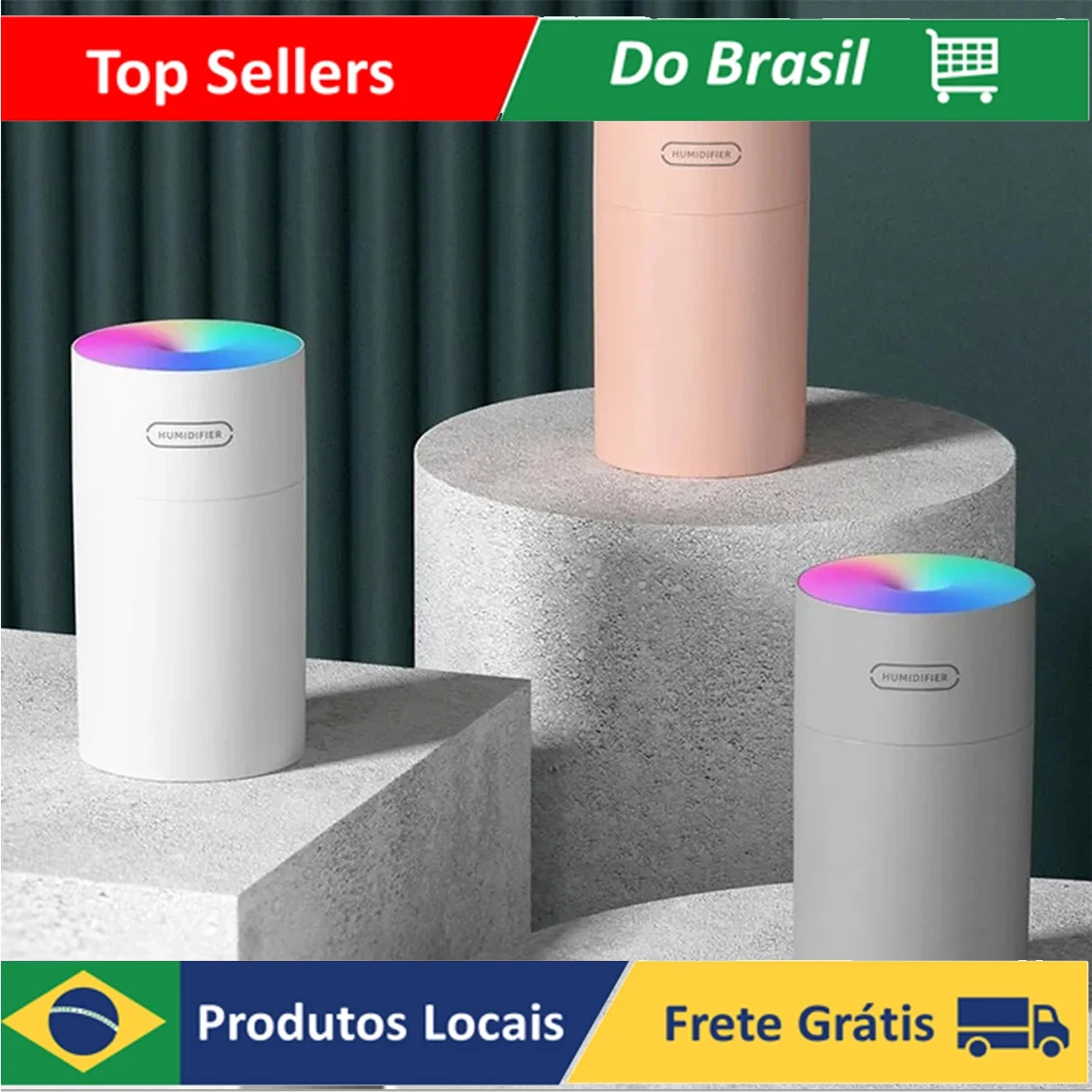 Portable Air Humidifier Colorful Led Usb Purifier Bivolt Dq108 Luuk ...