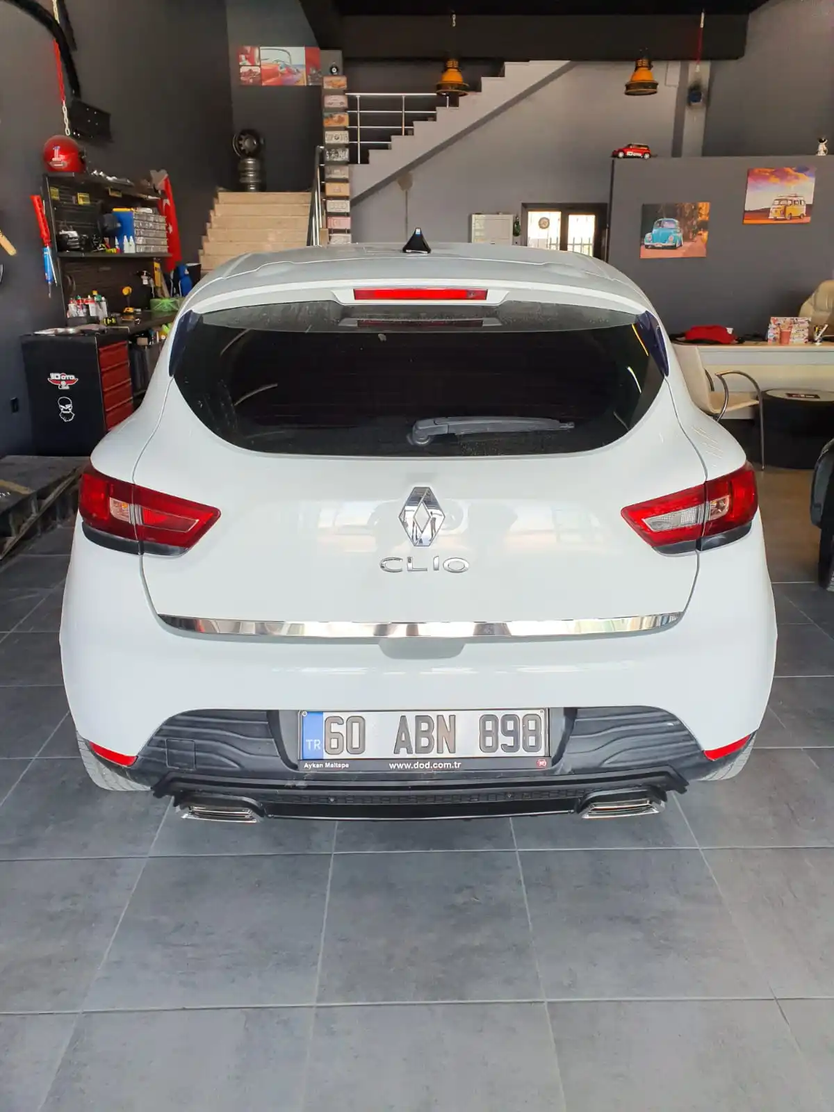 Back-Rear-diffuser-Renault-Clio-4-car-Styling-Diff-ser-rear-body-kit ...