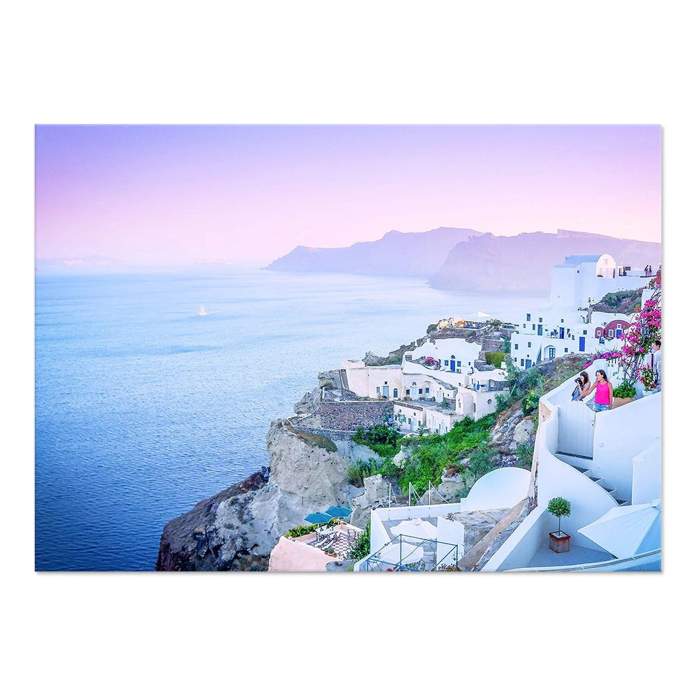 Greece Pink Sunset