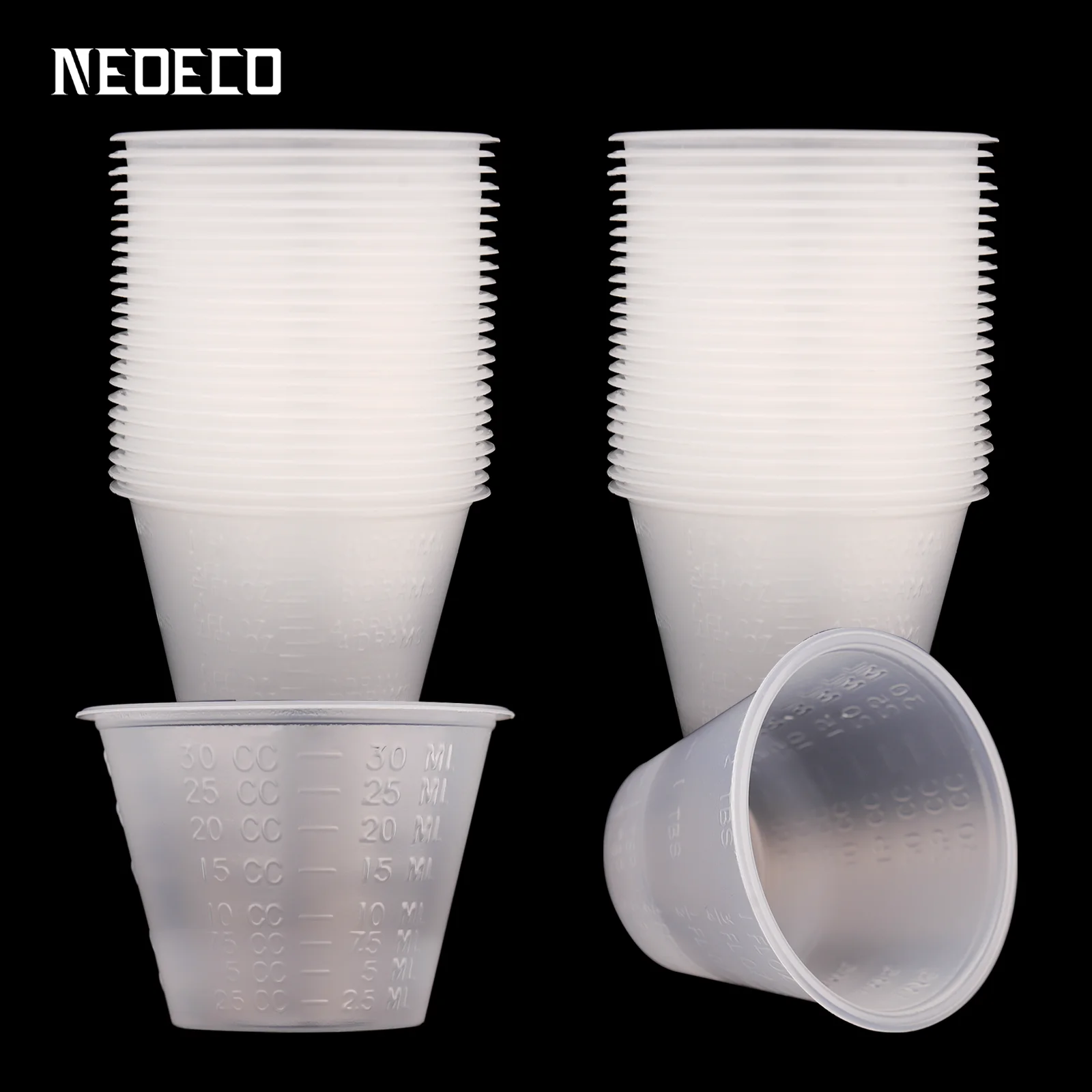 Tazas-de-mezcla-de-pl-stico-graduadas-bandeja-de-pintura-de-Medici-n ...