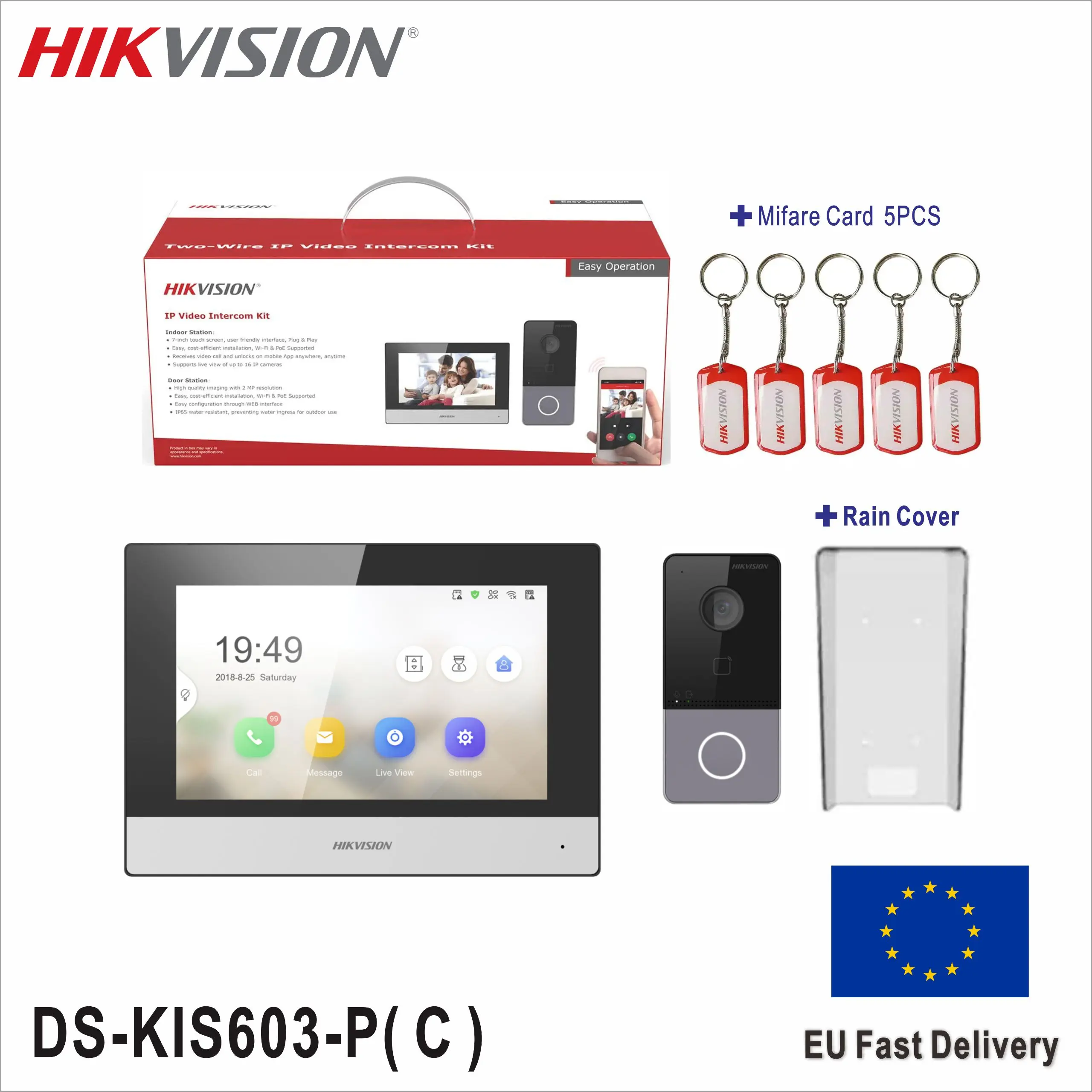 Hikvision-DS-KIS603-P-C-Kit-Intercomunicador-de-V-deo-IP-Inclui-DS ...