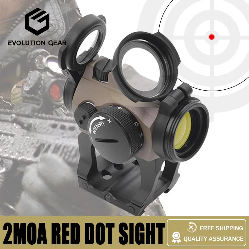 New-Evolution-Gear-2MOA-Red-Dot-Reflex-Sight-1x20m-for-Hunting-Airsoft ...