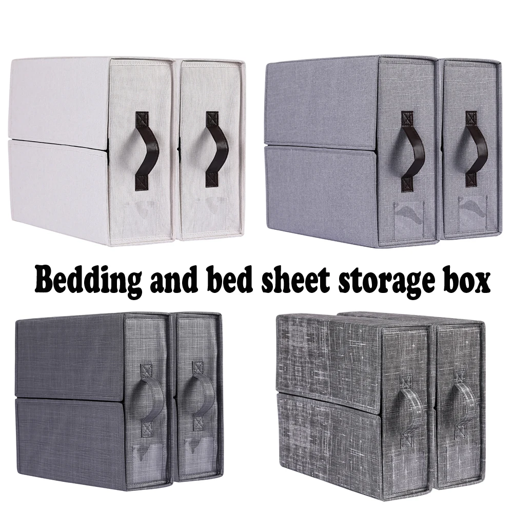 Foldable-Sheet-Quilt-Storage-box-Bedding-Duvet-Cover-and-Pillowcase ...