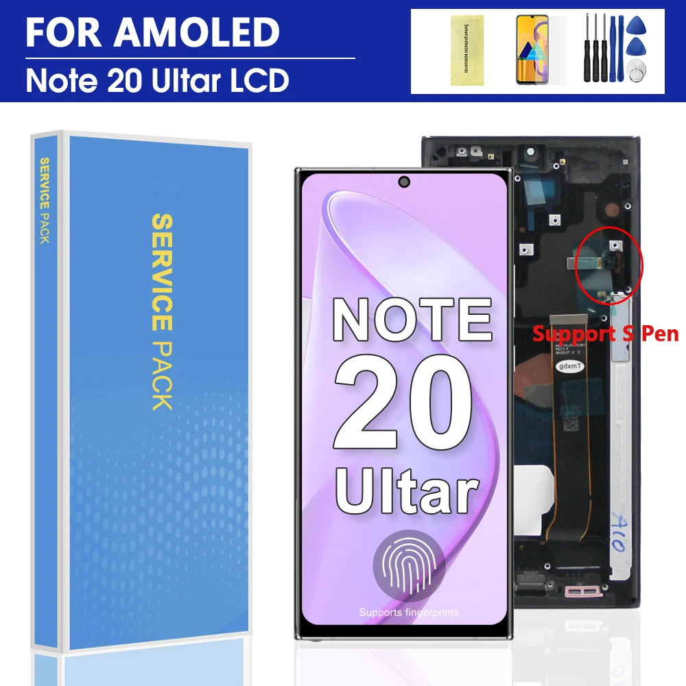 For-AMOLED-For-Samsung-Note-20-Ultra-N986B-N985-N985F-Display-Note20 ...