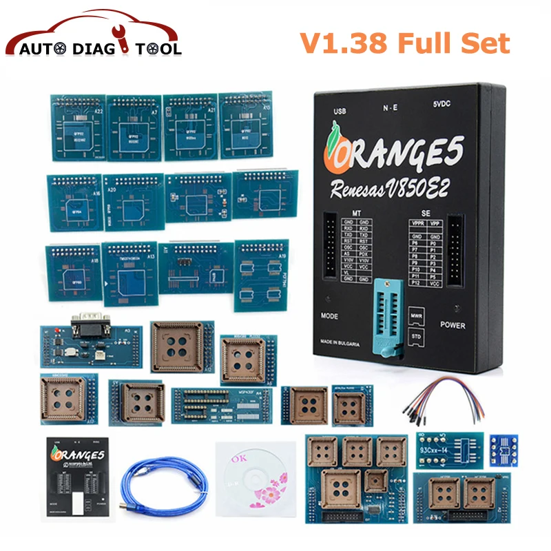 Universal Full Set Oem Orange 5 Programmer Memory/micro/eeprom V1.36 ...