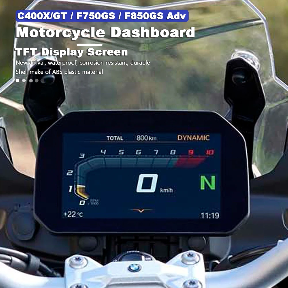 Motorcycle Dashboard F850GS Adventure TFT Display For BMW C400X C400 X C400GT F750GS F 750 850 ...