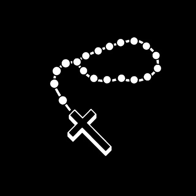 Christ Chain Cross Car Stickers and Decals for Car Laptop Mug Stickers ...