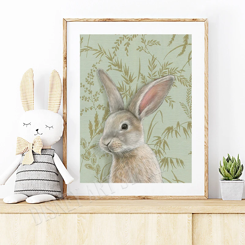 Vintage Rabbit Wallpaper