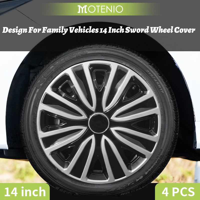 14inch Hub Cap Cover for Iron Rim Wheel Cover Set of 4 Steel Wheel ...