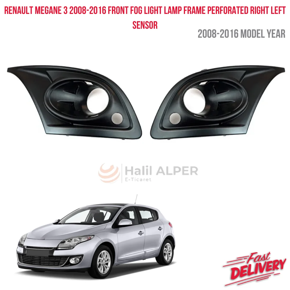 For-Renault-Megane-3-2008-2016-Front-Fog-Light-Lamp-Frame-With-Hole ...