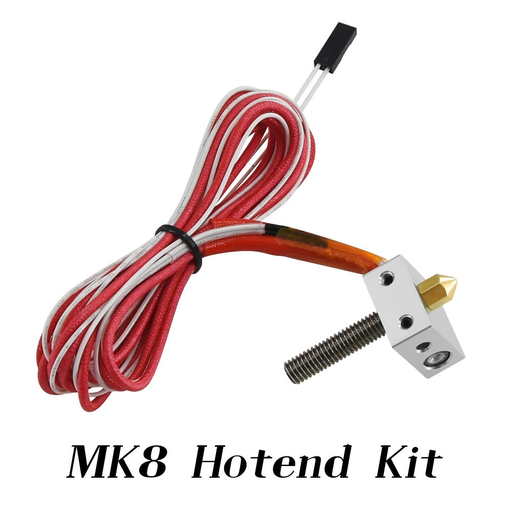 Mk8 Hotend Kit 12v40w Mk8 Extruder Short Range Direct Hot Head 1.75mm/0 ...