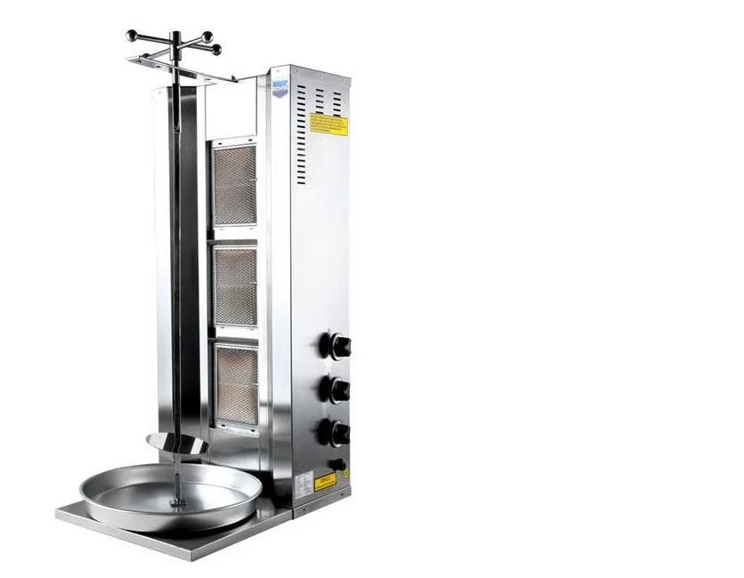 Doner Kebab Machine 3 Radians Natural Gas Ce Certificated turkish doner ...