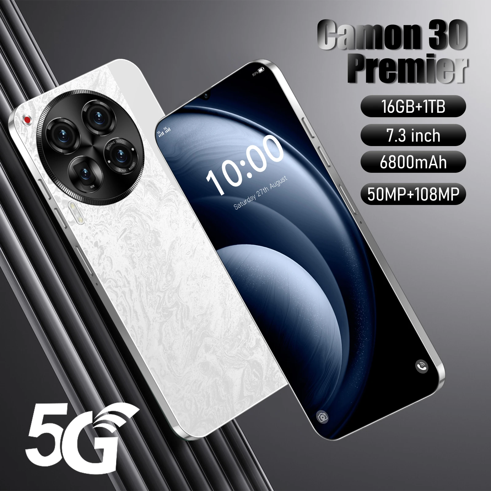 Camon30-tel-fono-inteligente-5G-versi-n-Global-dispositivo-con-pantalla ...