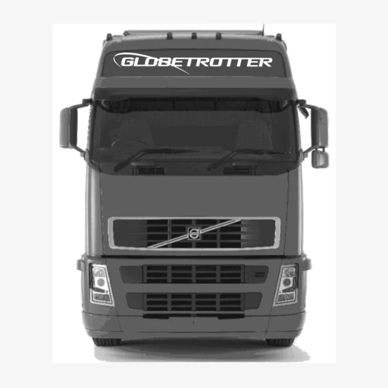 Logo Globetrotters Logo: The Real Deal for Volvo FH Series Cab Decals