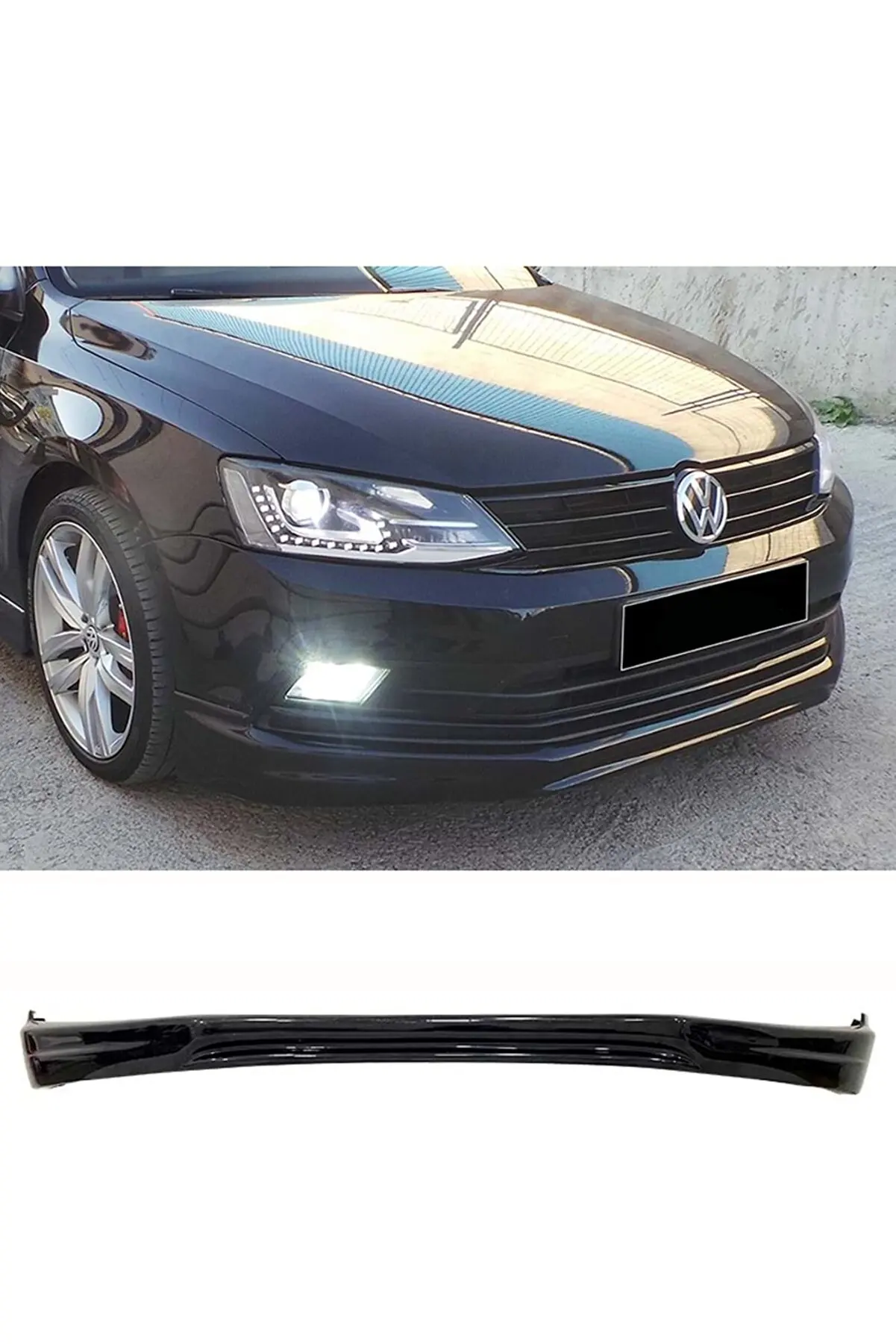 Labio-frontal-para-VW-Volkswagen-Jetta-Mk6-carcasa-Facelift ...