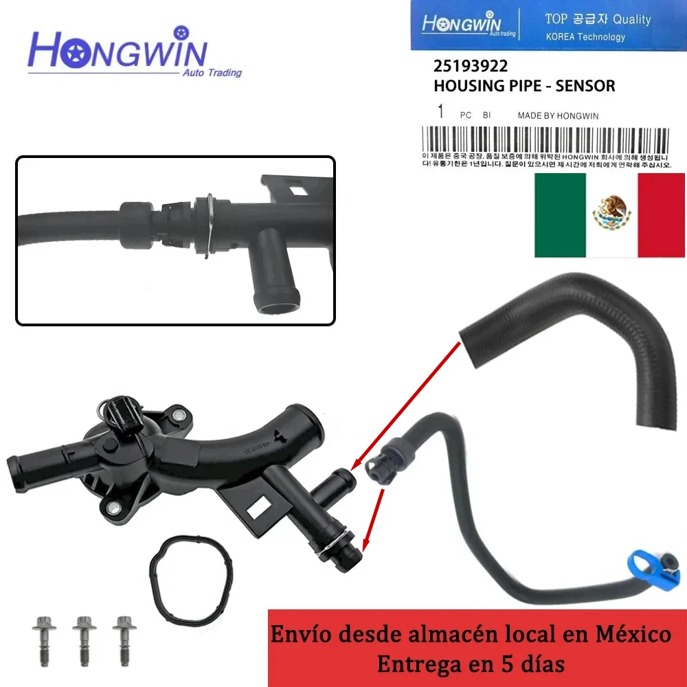 New-Coolant-Hose-Thermostat-Housing-For-Chevrolet-Cruze-Sonic-Buick ...