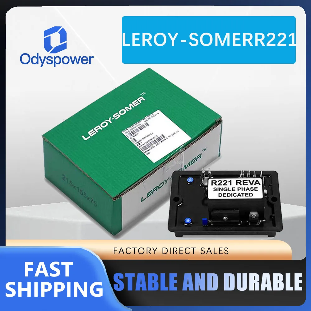 Original R221 Voltage Regulator Board Leroy-Somer Genuine Diesel ...