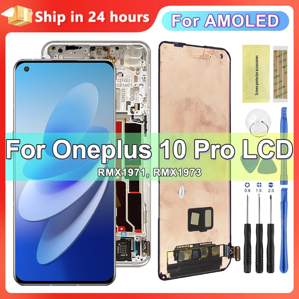 Pantalla-AMOLED-Original-de-6-7-pulgadas-para-OnePlus-10-Pro-LCD-NE2210 ...