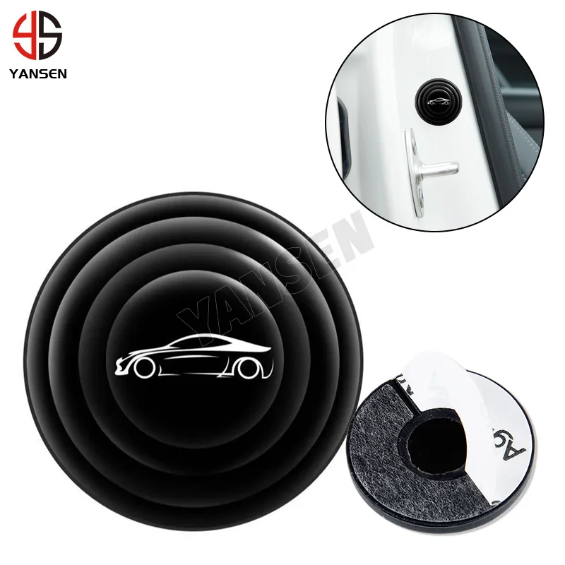 4PCS-Universal-Car-Hood-Door-Trunk-Shock-Absorbing-Spring-Bumper-Buffer ...