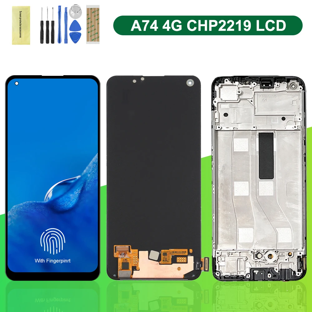 6-43-Original-For-OPPO-A74-4G-CPH2219-LCD-Display-Touch-Screen ...