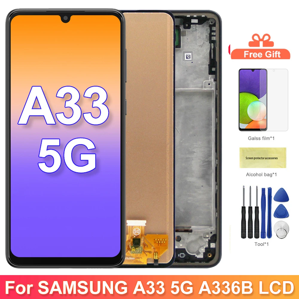 A33-5G-Display-Screen-Replacement-for-Samsung-Galaxy-A33-5G-A336B-A336E-Lcd-Display-Digital ...