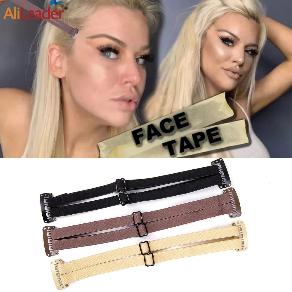 Invisible-Hair-Band-Face-Lift-Band-With-Clip-Stretching-Strap-For-Lift ...