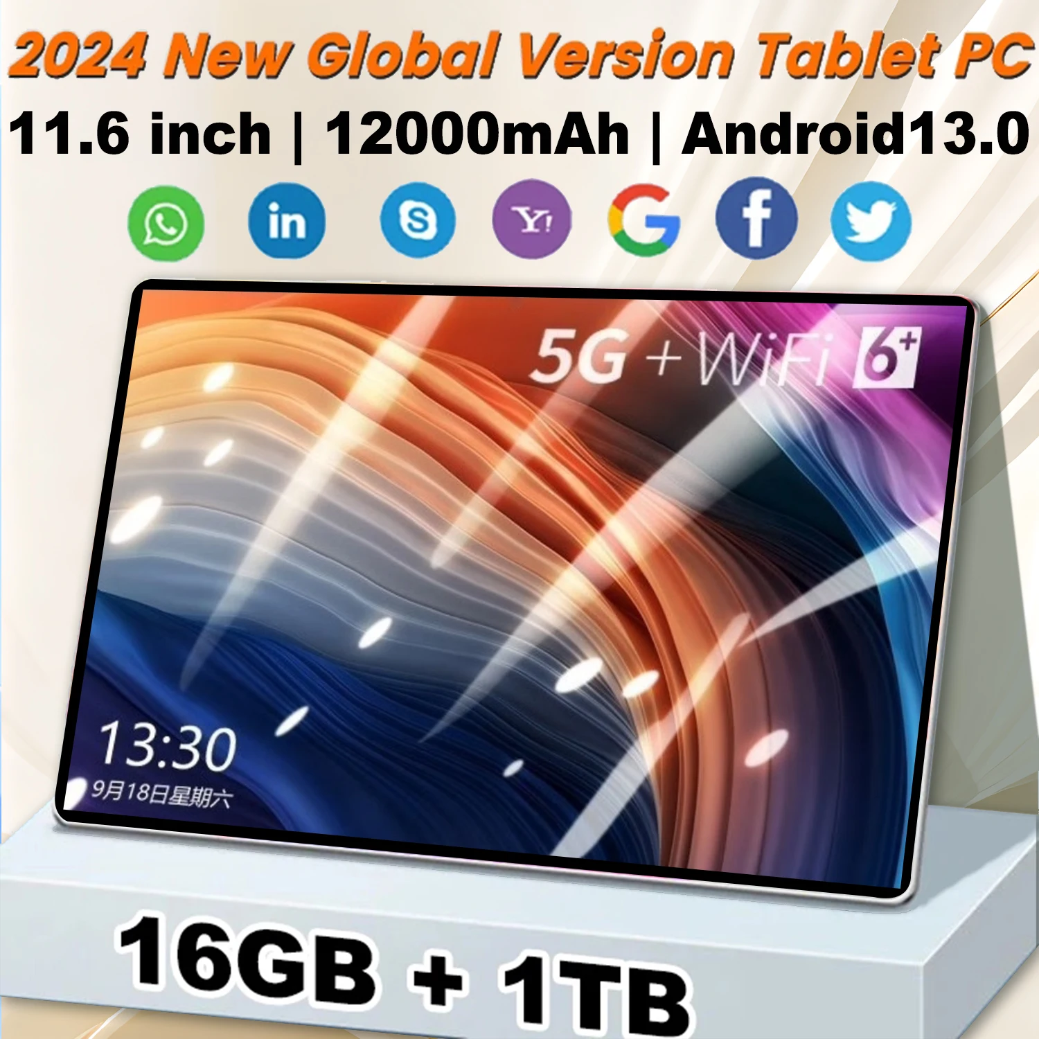 2024-nowy-11-6-calowy-Tablet-sieciowy-z-systemem-Android-13-0-16GB-RAM ...