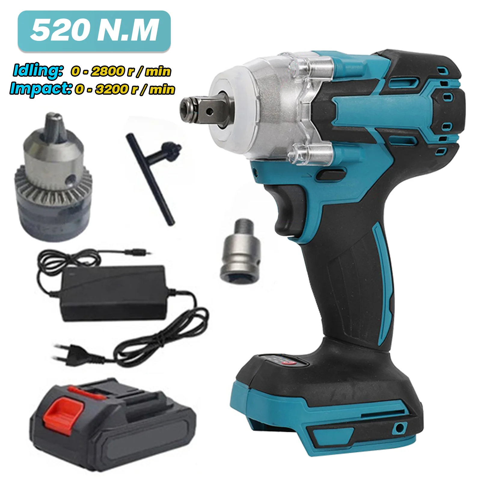 520N-m-Cordless-Electric-Impact-Wrench-Brushless-Electric-Wrench-Hand ...
