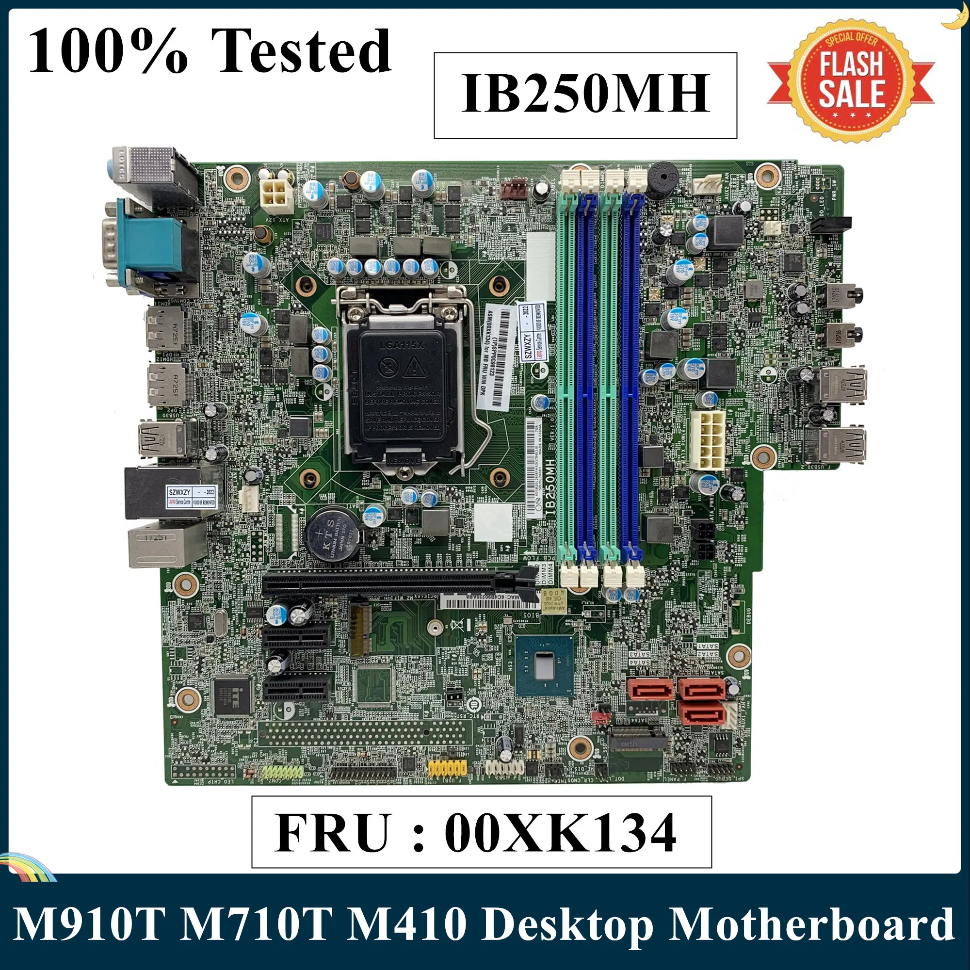 LSC-Refurbished-For-Lenovo-M910T-M710T-M410-Desktop-Motherboard-00XK134 ...
