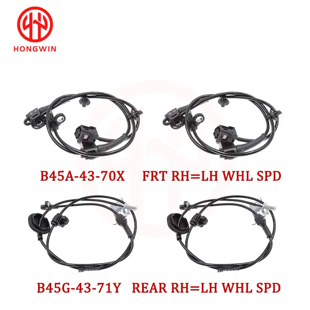 Front-Rear-Left-Right-Wheel-Speed-ABS-Sensor-B45G-43-71Y-B45A-43-70X ...
