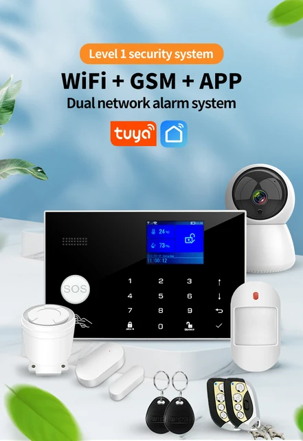 Gsm Alarm System WG T2R TUYA+WIFI+GSM ALARM KIT Communica [Part No:
