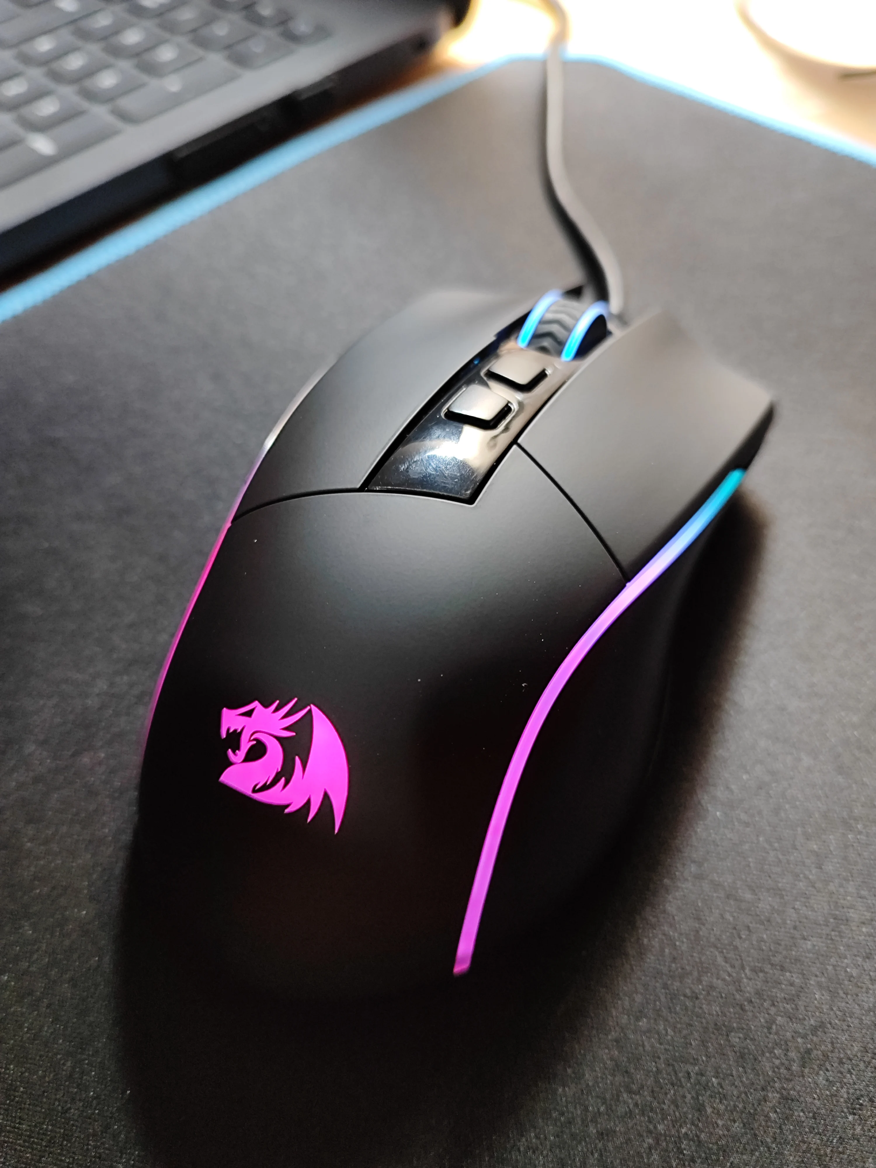 REDRAGON Lonewolf G105 RGB USB Wired Gaming Mouse 8000 DPI 8 buttons ...