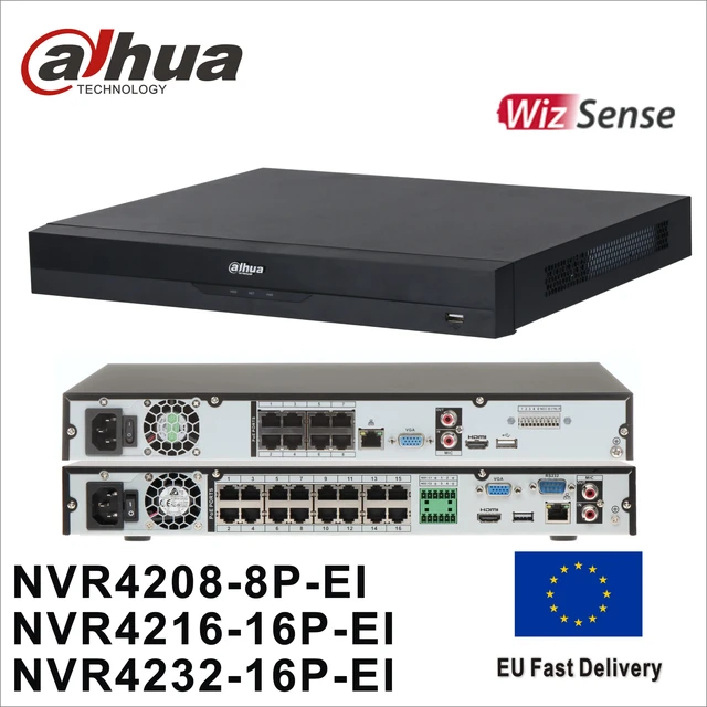 Dahua POE NVR NVR5208-8P-EI NVR5216-16P-EI Replace, 51% OFF